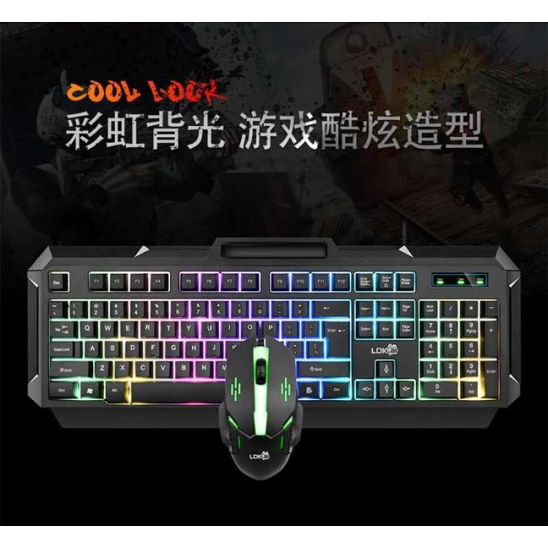Jual Ldkai Gaming Keyboard Led With Mouse - 829 Di Seller Toko Digital ...