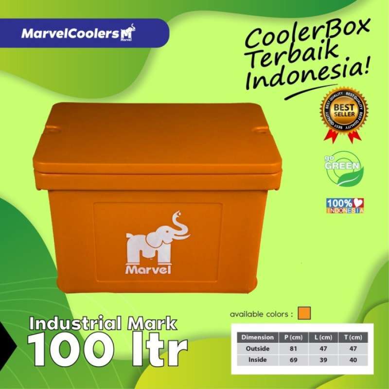 Jual Ice Box Cooler Box 100 L Liter Cool Box Es Marvel Not Lion Star ...