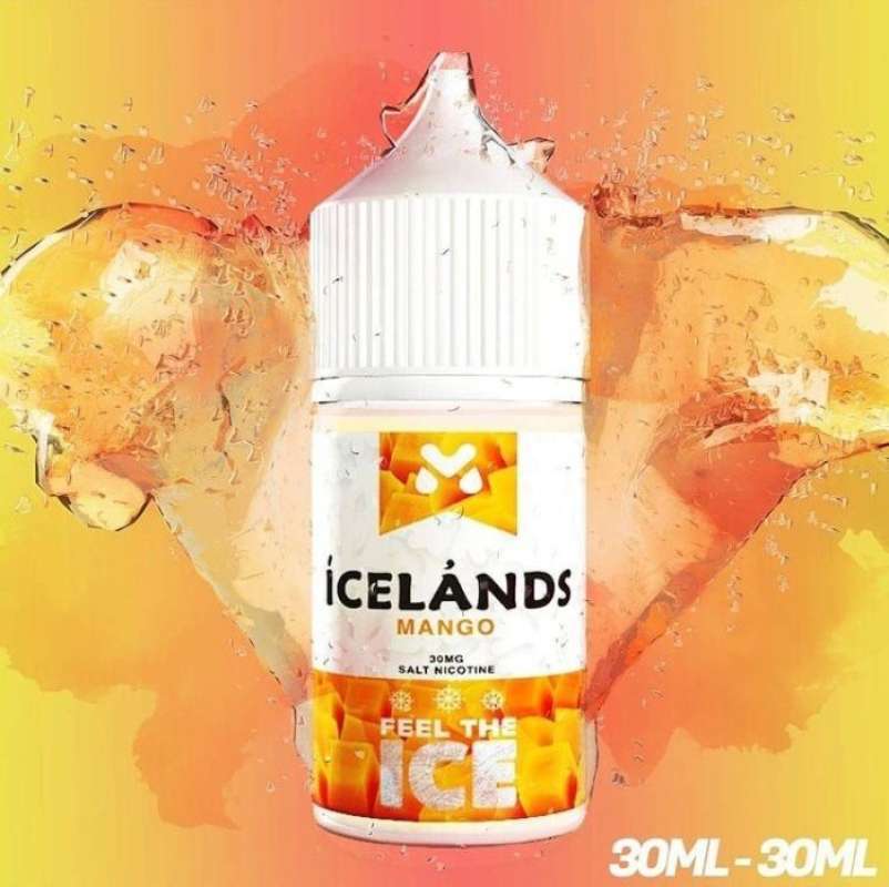 Jual Saltnic Icelands Mango Ice 30Mg 30Ml Salt Nic Iceland Lands Liquid ...