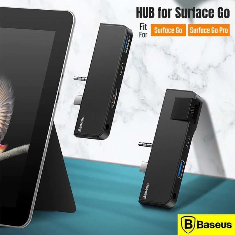 Jual Adapter Hub For Surface Go Baseus Usb Type C Audio Mm Hdmi Rj Di Seller Cullen Darrel