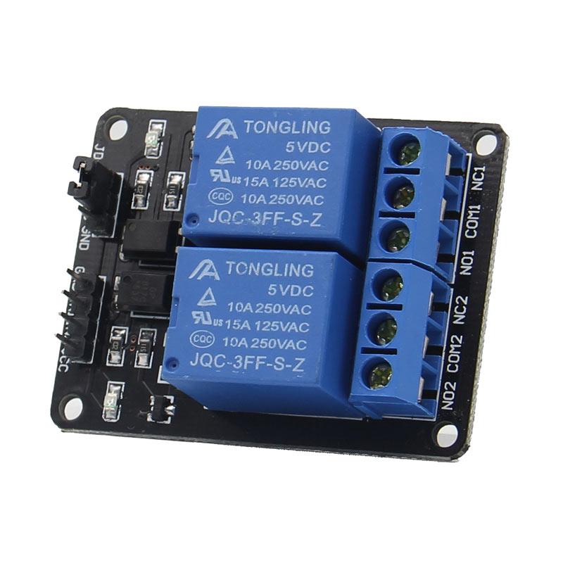 Promo Eds Relay Module With Optical Coupling Board For Arduino [5v/ 10a ...