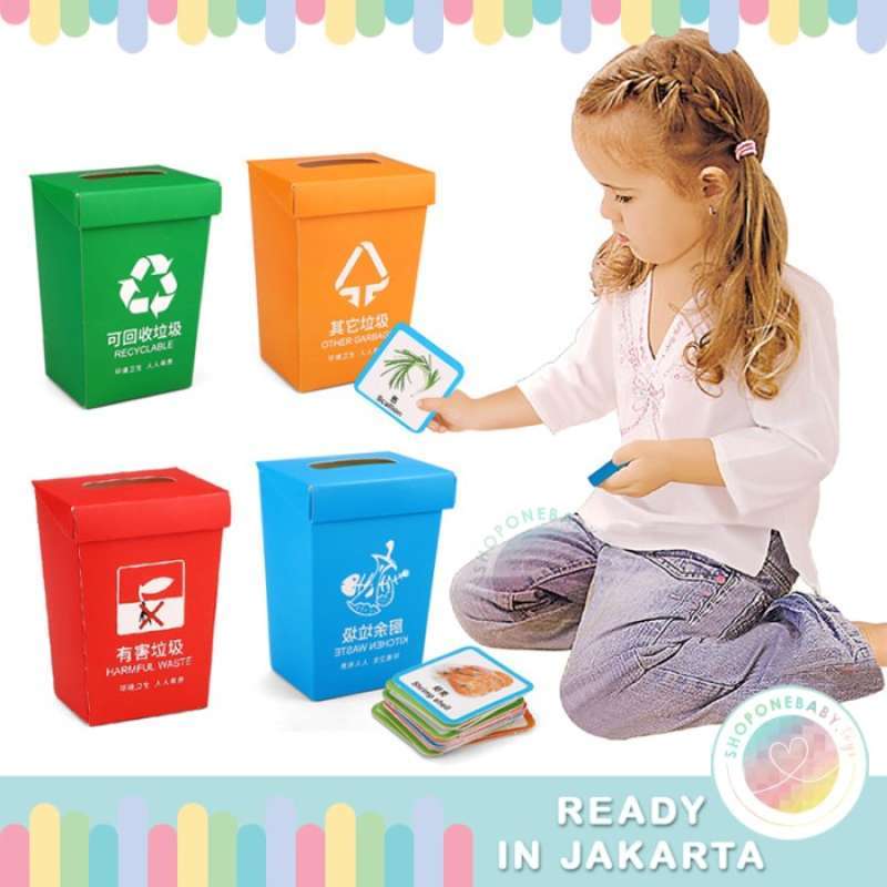 Jual JKT Recycling Sorting Kids Garbage Classification Memilah Jenis ...