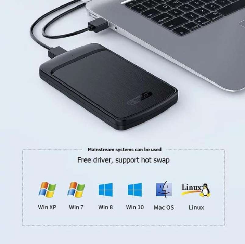 Jual Orico Hdd Ssd Enclosure 2.5 Inch Usb 3.0 2020u3-v1 Casing Hardisk Orico Di Seller Oc Tech ...