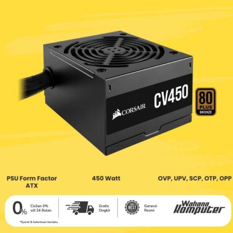 Jual Corsair CV450 450W 80 PLUS BRONZE Power Supply di Seller Cullen ...