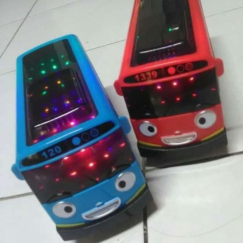 Promo Mainan Anak - Tayo Little Bus Car Plus Mobil Bis Taiyo Lampu Diskon 9% di Seller Alenila ...