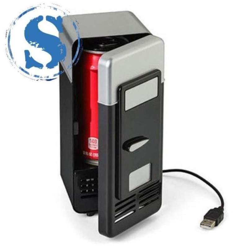 Jual KULKAS MINI PORTABLE WARNA HITAM DENGAN PORT USB TERBARU3247 di ...