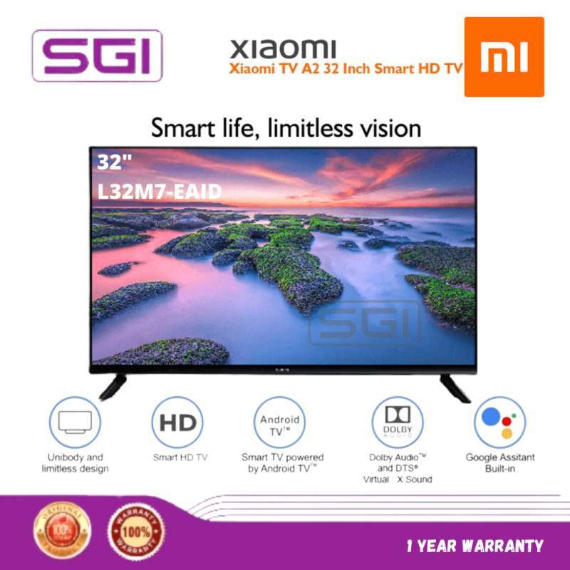 Promo Xiaomi 32 Inch Tv A2 Smart Tv Hd Android Tv L32m7 Diskon 26% Di ...