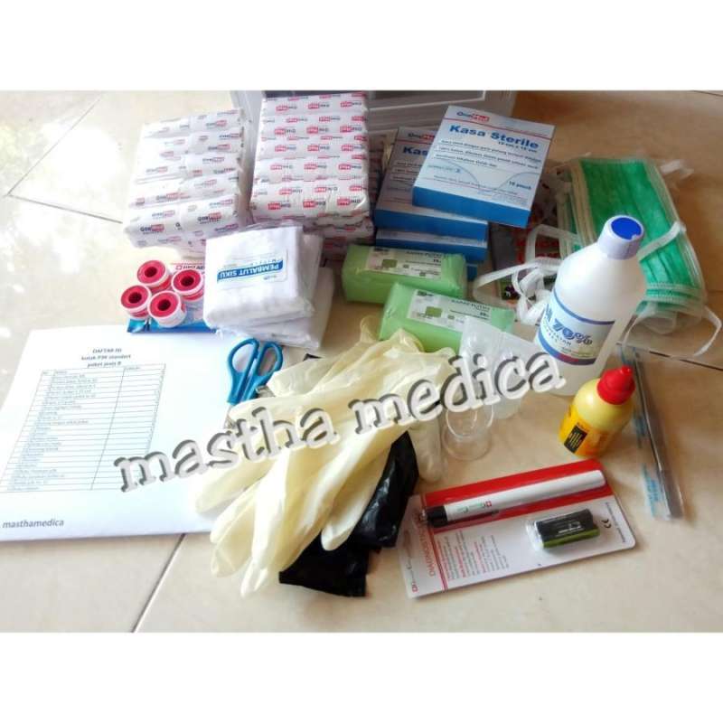 Promo Isi P3k K3 KKK First Aid Kit Bag Paket B Diskon 17% di Seller ...