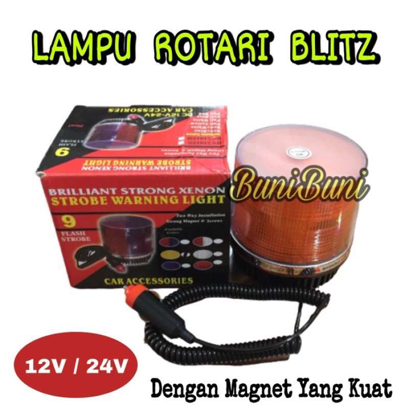 Jual Lampu Rotary / Rotator Led Blitz Untuk Mobil 12 Volt & Truk 24 ...