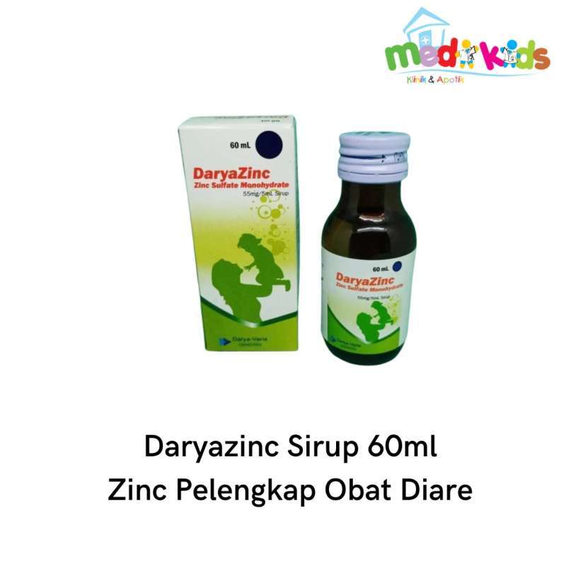 Jual Darya Zinc Syrup Sirup Vitamin anak 60ml di Seller Apotik Medikids ...