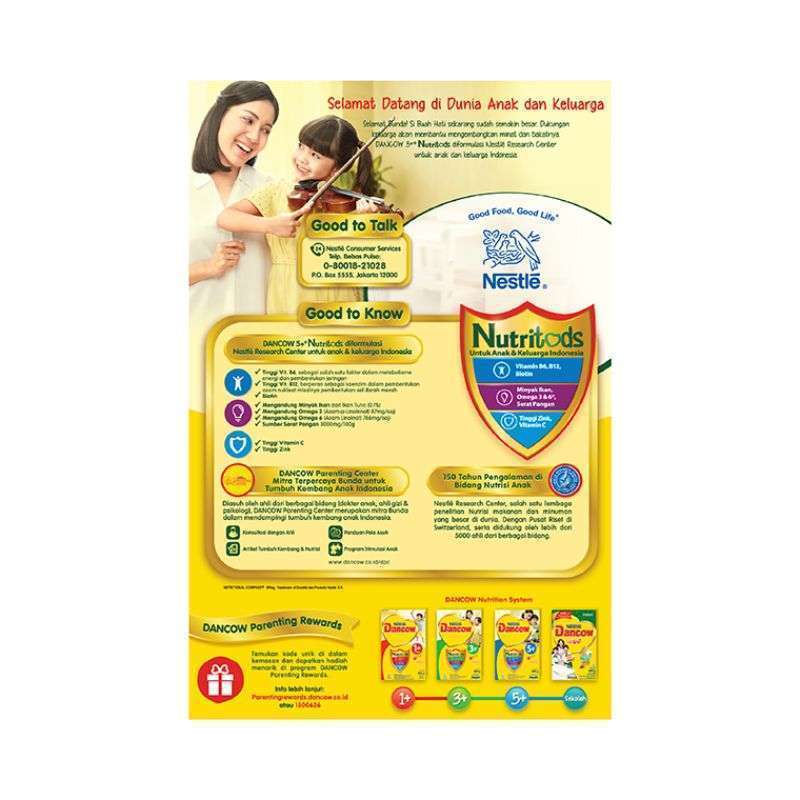 Jual Nestle Dancow 5+ Susu Pertumbuhan Rasa Madu [5-12 Tahun/750 Gr] Di ...