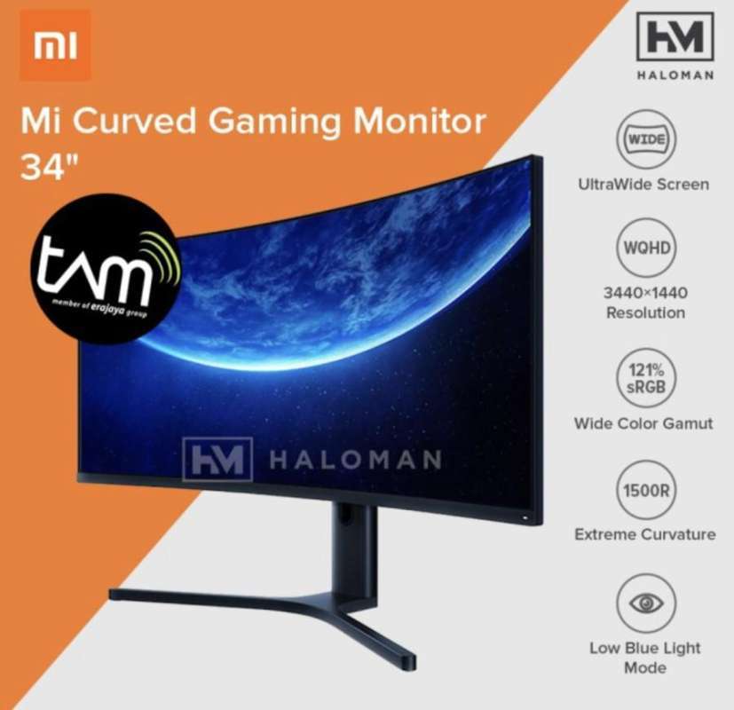 Jual monitor xiaomi curved gaming 1440p Garansi Resmi di Seller REY ...