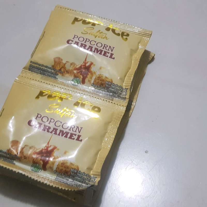 Promo pop ice sultan popcorn caramel 25g x10 pcs Diskon 17% di Seller ...