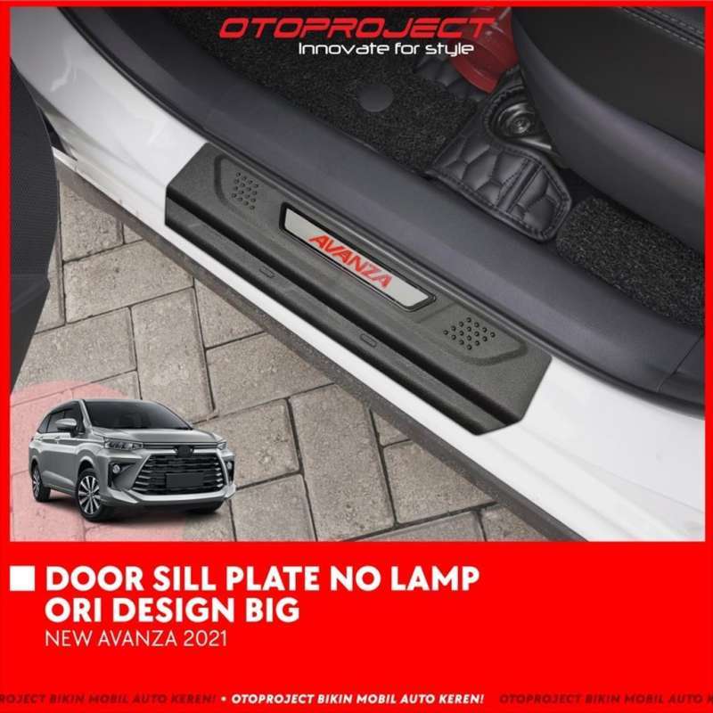 Promo Door Sill Plate Pintu Samping Mobil All New Avanza 2021 2022 Up ...