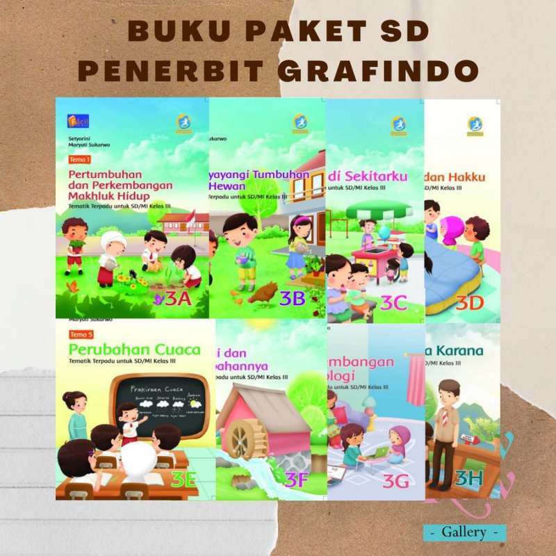 Jual Buku Tematik Terpadu Kelas 3 / III SD/MI Semester 1 - Facil di Seller KiwKiw Gallery ...
