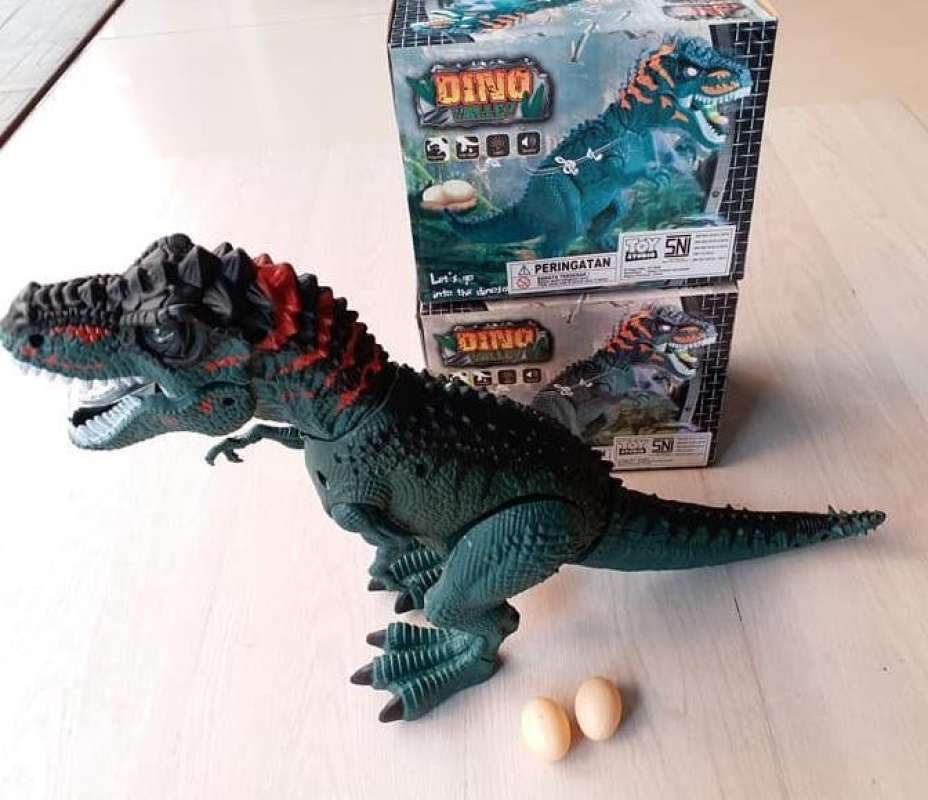 Jual Mainan Dinosaurus Tyrex Bertelur Tyranosaurus Dinosaur Jurasic ...