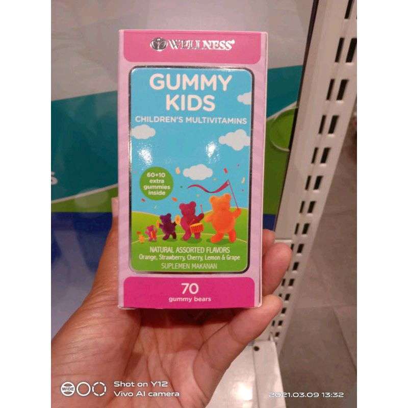 Jual Wellness Gummy Kids 70 Tablet Kunyah di Seller D&S Olshop ...