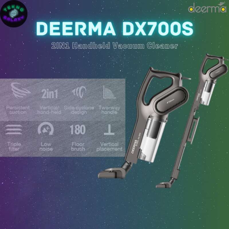 Jual Deerma Dx700 2In1 Handheld Vacuum Cleaner di Seller EDOGAWA STORE ...