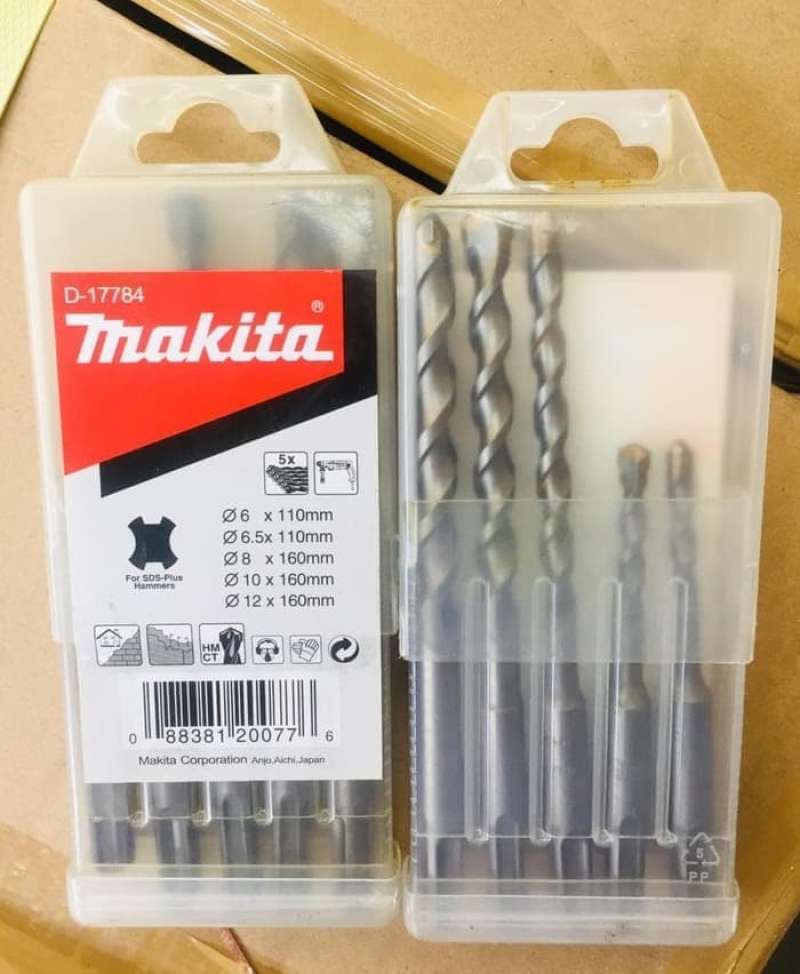 Promo Mata Bor Set Beton SDS 6mm-12mm MAKITA Diskon 34% di Seller toko ...