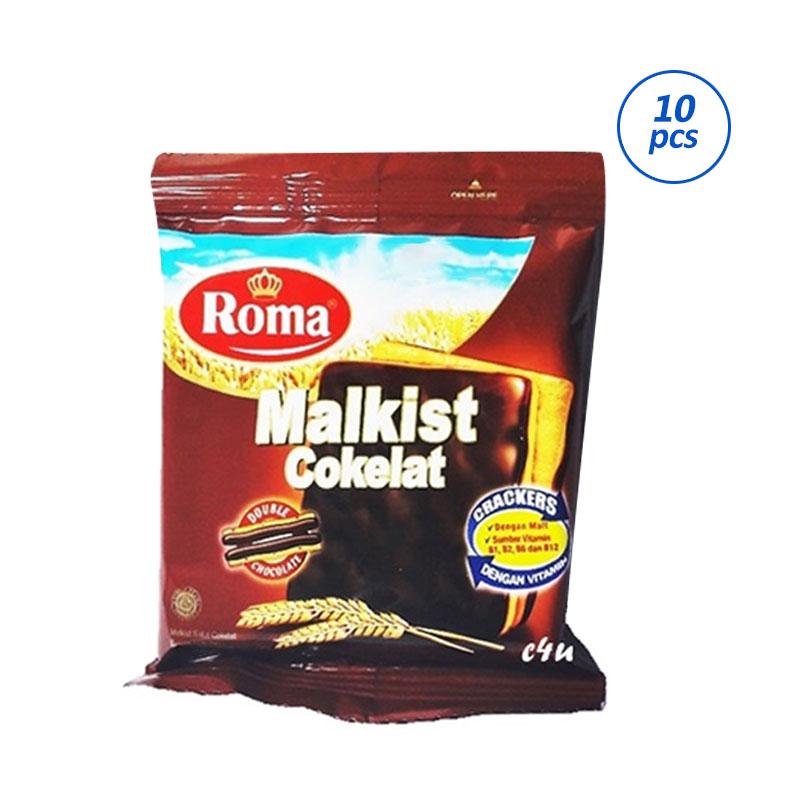 Jual Roma Malkist Rasa Cokelat Biskuit [10 Sachet] di Seller Mitra ...