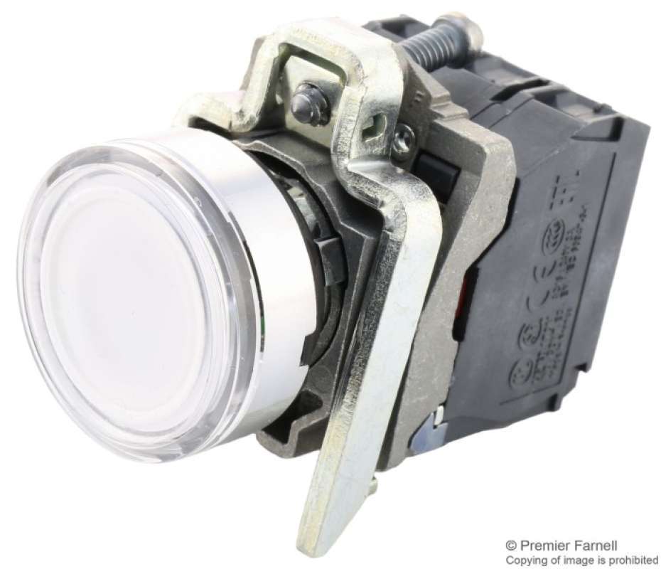 Jual SCHNEIDER ILLUMINATED PUSH BUTTON 220 VAC MODULAR TYPE METAL ...