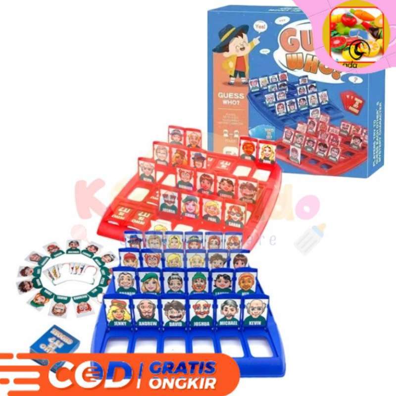 Promo Mainan Tebak Gambar Tebak Tebakan Orang permainan papan Board ...