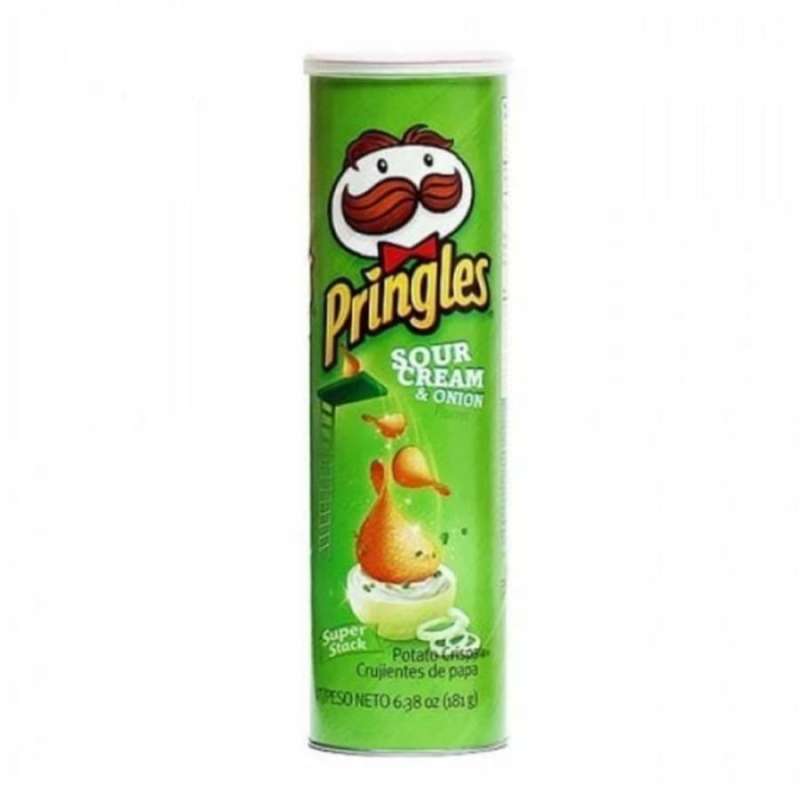 Jual Pringles Sour Cream & Onion 107Gr di Seller jaya_berkat - Parung ...