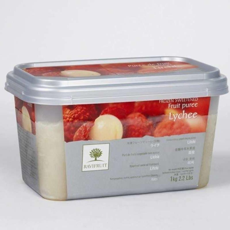 Jual Ravi Fruit Puree Lychee Frozen I Ravifruit Buah Leci Beku - 1 Kg ...
