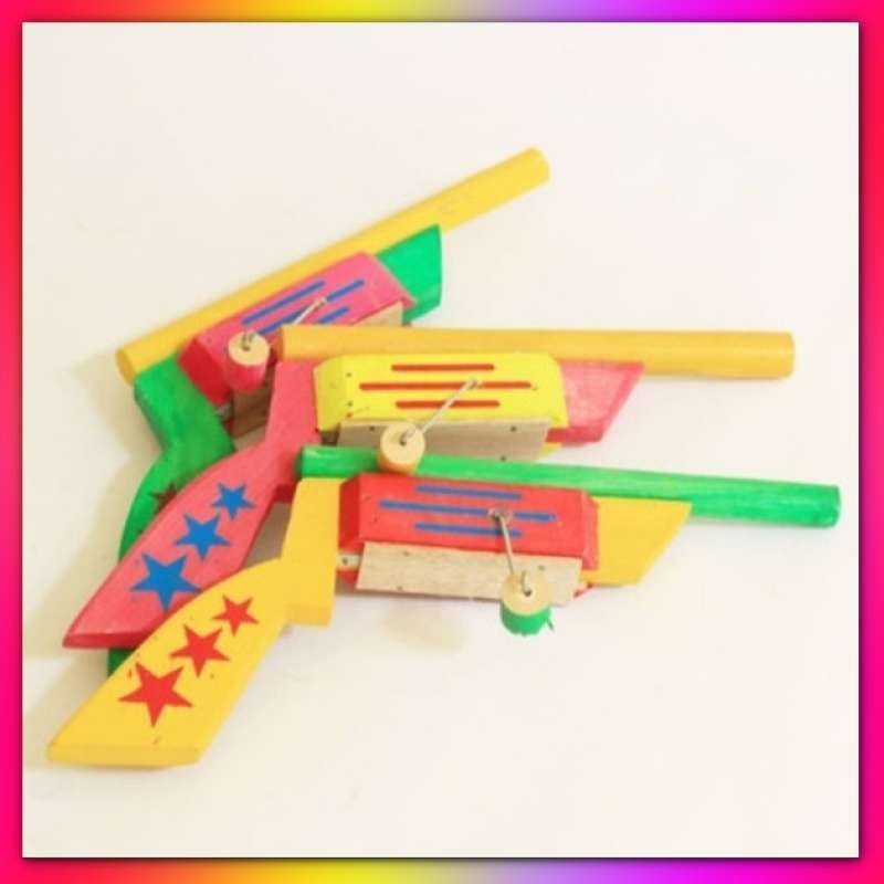Jual Mainan anak Tradisional Kayu Tembakan Bunyi di Seller Warung Podo ...