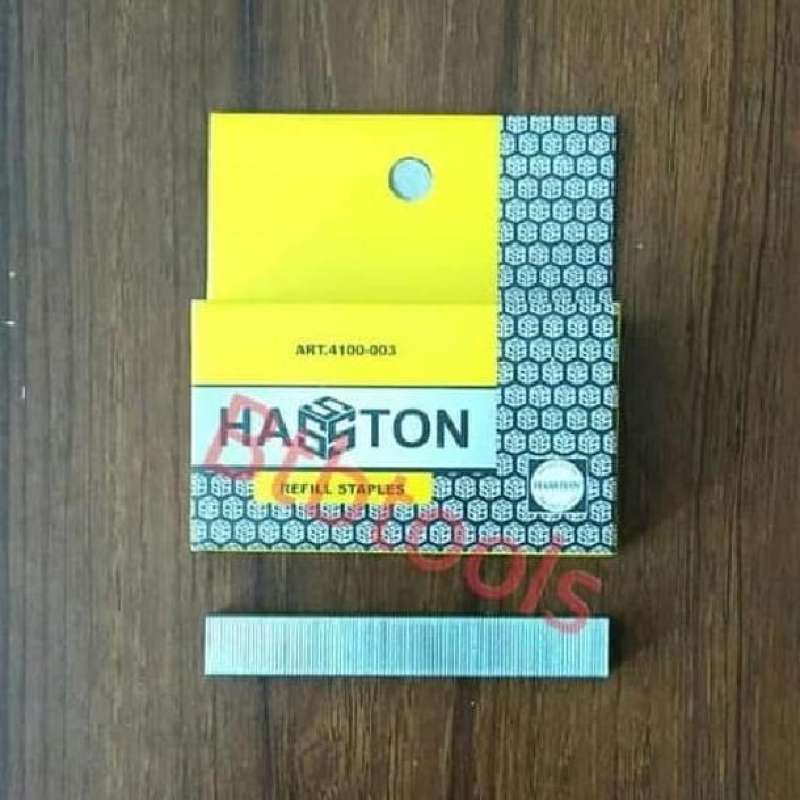 Jual Isi Staples Gun / Isi Gun Tacker 8MM X11MM HASSTON BY PROHEX di ...