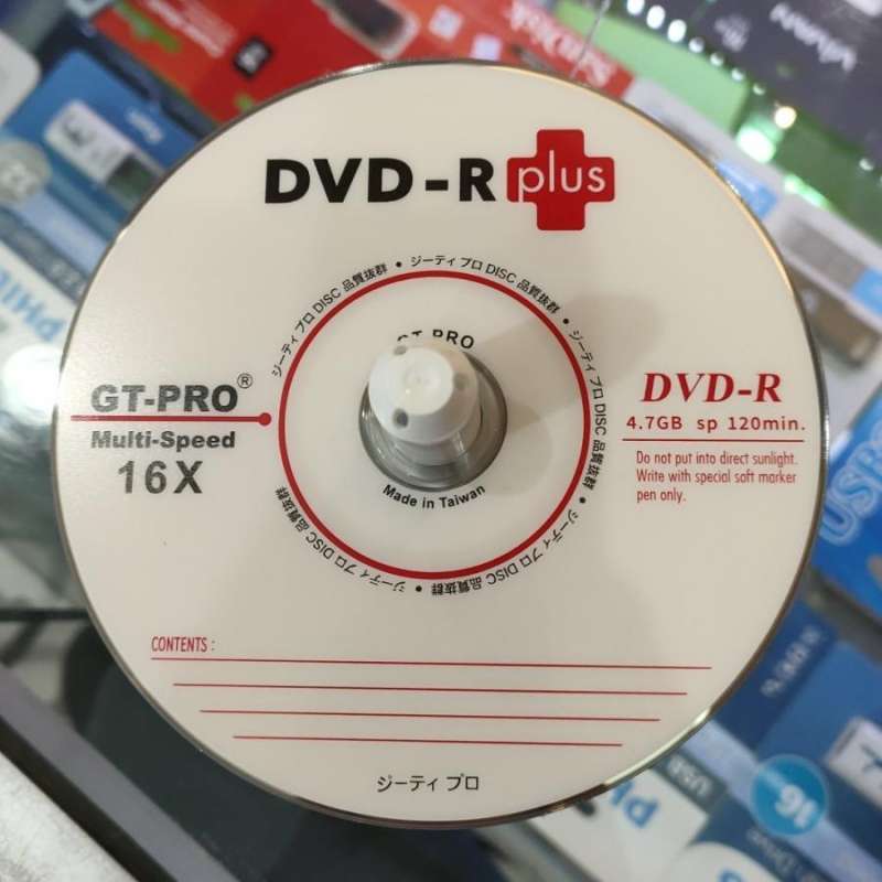 Jual Dvd-r Plus Blank Gt Pro Di Seller C@t Comm - Ketintang, Kota Surabaya | Blibli
