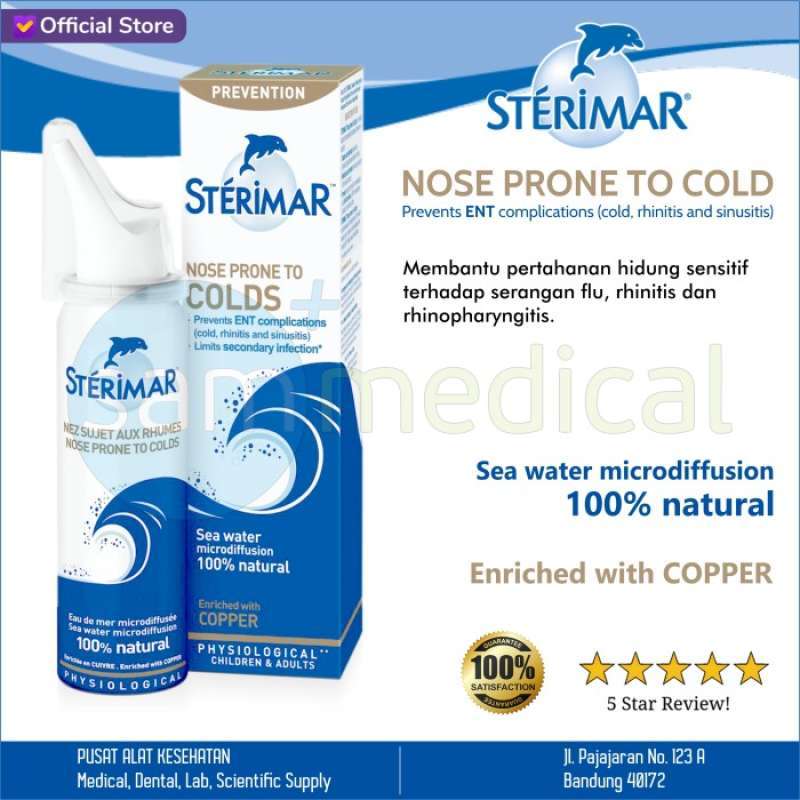Jual Sterimar Nose Prone To Cold 50ml di Seller SAM MEDICAL Official ...