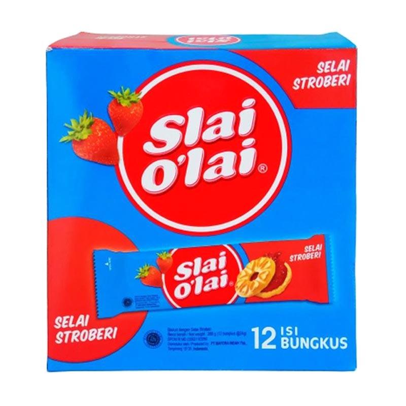 Jual ROMA Slai Olai Strawberry [ 24GR / 12 PCS ] di Seller Satu Sama ...