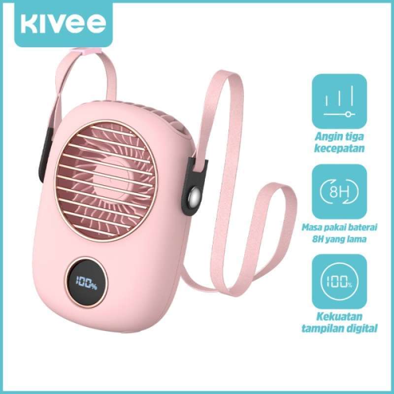 Jual Kipas Angin Gantung Leher+Stand Portable Mini 2000mAh tampilan ...