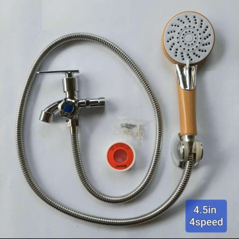 Jual Hand Shower Set Kran Doble Shower Paket Shower Lengkap Fullset Keran di Seller SW Store69 ...