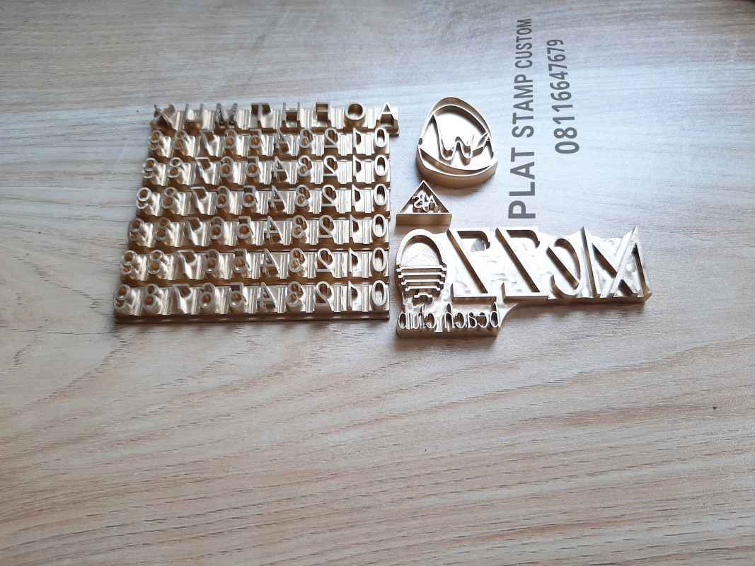 Jual plat stamp logo custom bahan kuningan di Seller Sami Jaya ...