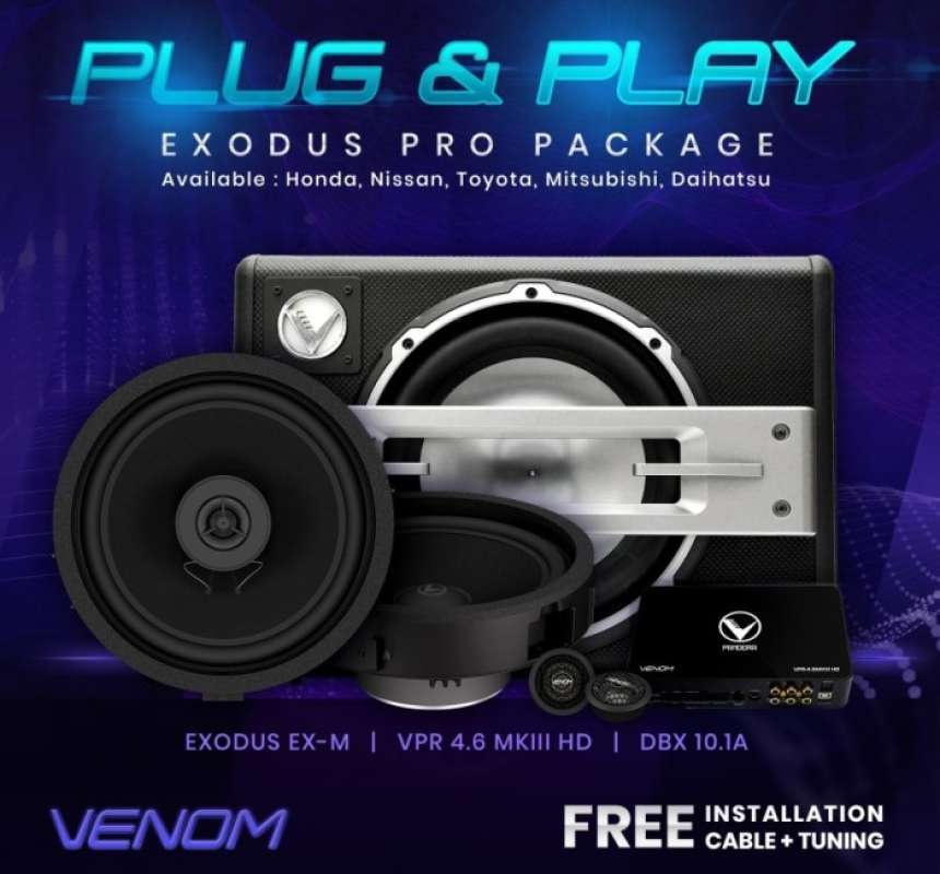 Jual Paket Venom Vpr 4.6 Mkiii Mk3 Hd + Speaker Exodus + Subwoofer Di Seller Fasabakhul 99 ...