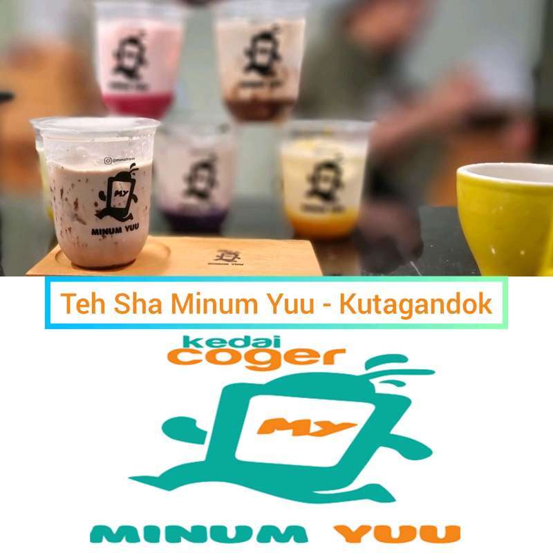 Jual Es Teh Sha Minum Yuu Original / Es Varian Rasa + Susu UHT Grab ...