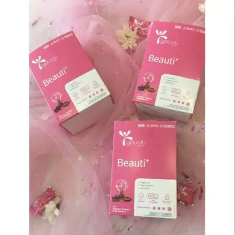 Promo Youvit Gummy Multivitamin Beauti+ (1 Box/6 Sachet) Diskon 23% di ...