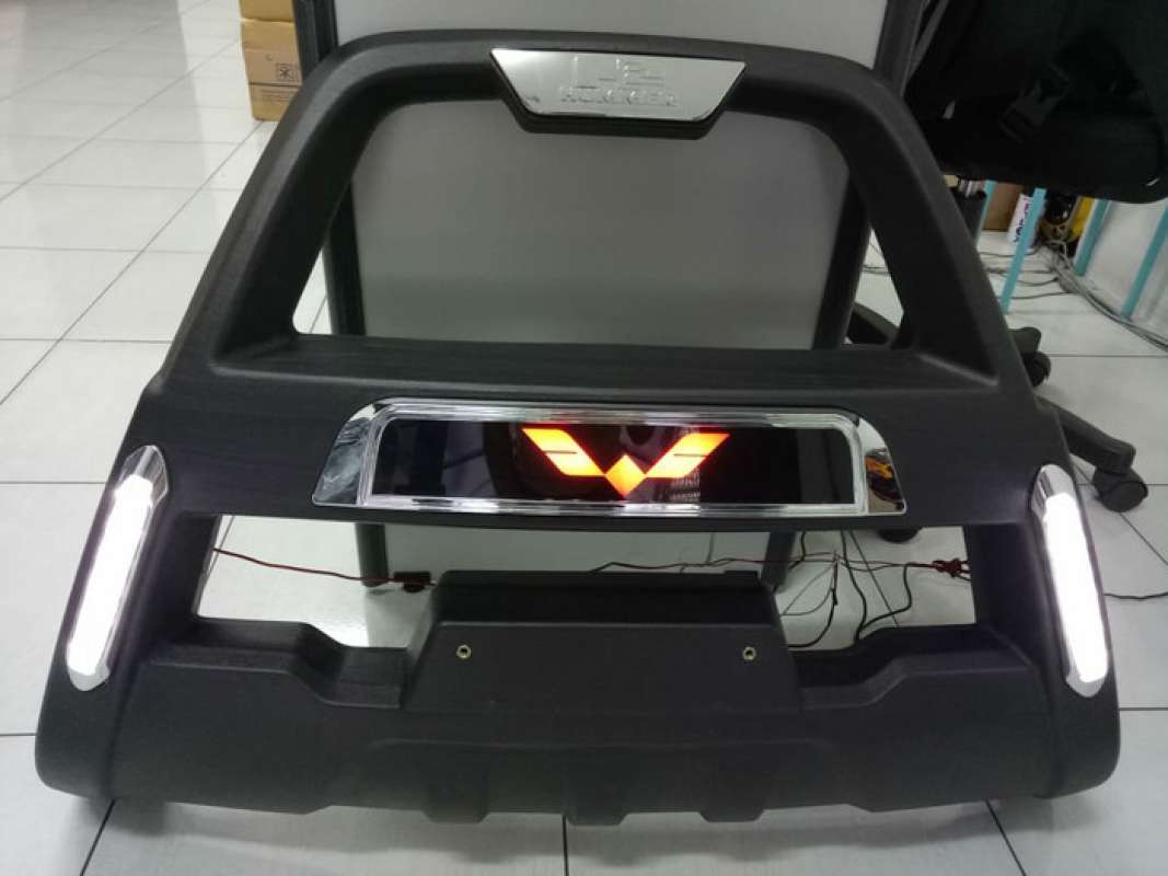 Jual Bumper Depan Tanduk Depan Wuling Confero S With Led Di Seller ...