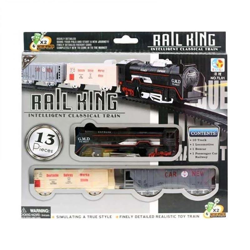 Jual DND Shop TL02 Rail King Intelligent Classical Train Set Kereta Api ...