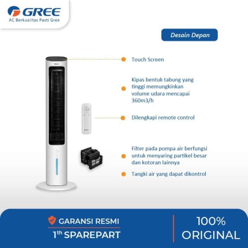 Jual GREE Tower Fan Air Cooler dengan Generator Anion - Penyejuk - di Seller Eudora - Kamal ...