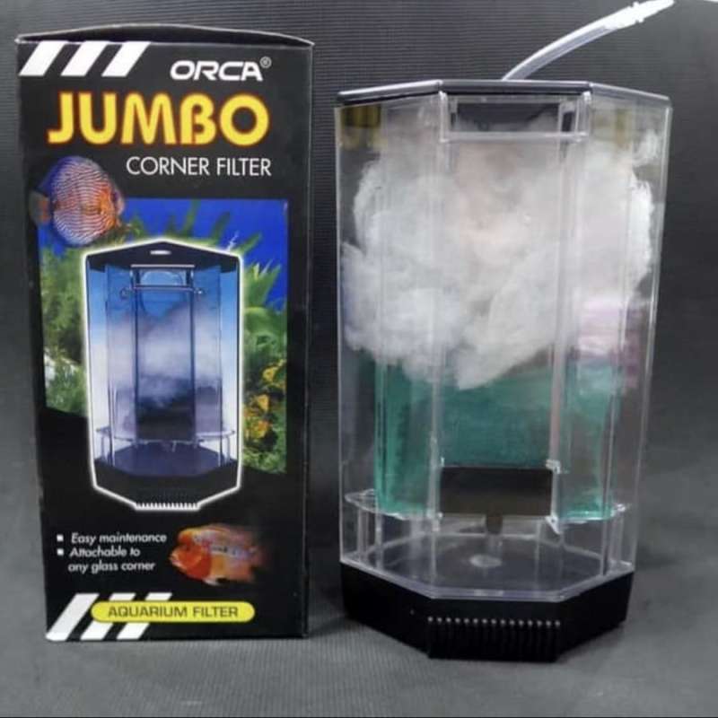 Jual Corner Korner Filter Aquarium Orca Jumbo di Seller Terang aquarium ...