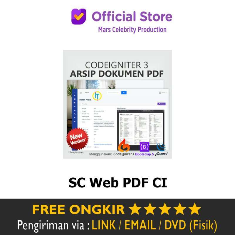 Jual Source Code Aplikasi Web E-arsip Dokumen Pdf Sirkulasi Dengan Codeigniter Ci Premium ...