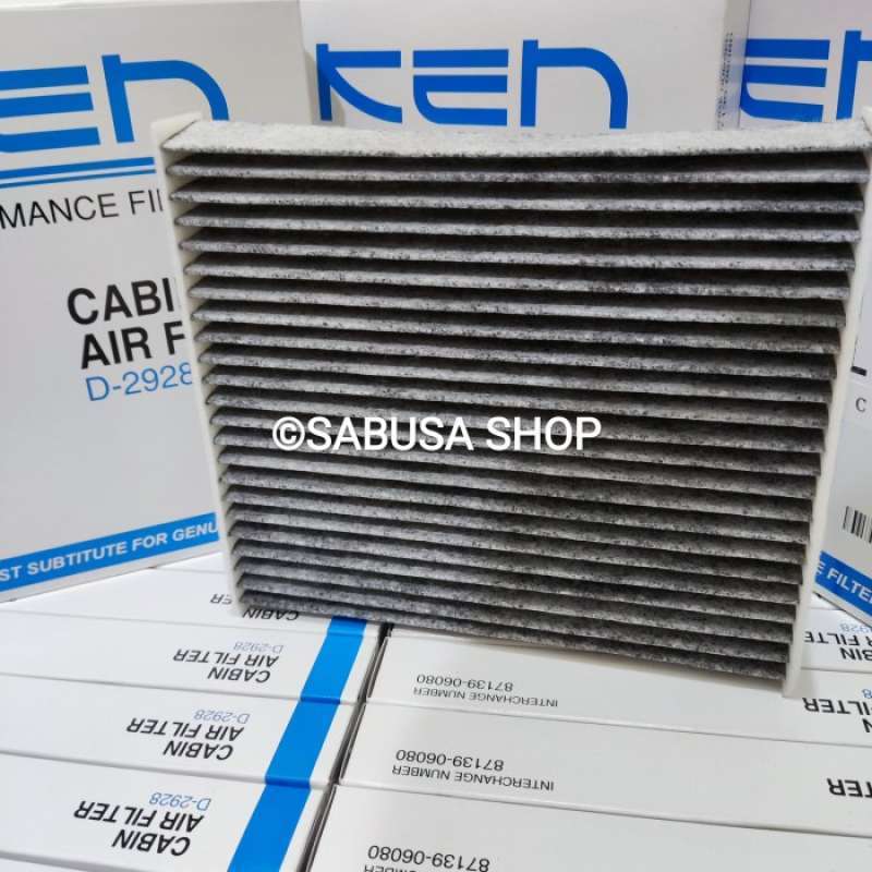 Jual KEN Filter Kabin AC Carbon Sienta Corolla Altis Fortuner Vios ...