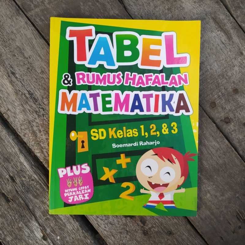Jual Tabel Dan Rumus Hafalan Matematika Sd Kelas 1,2,3 Di Seller ...