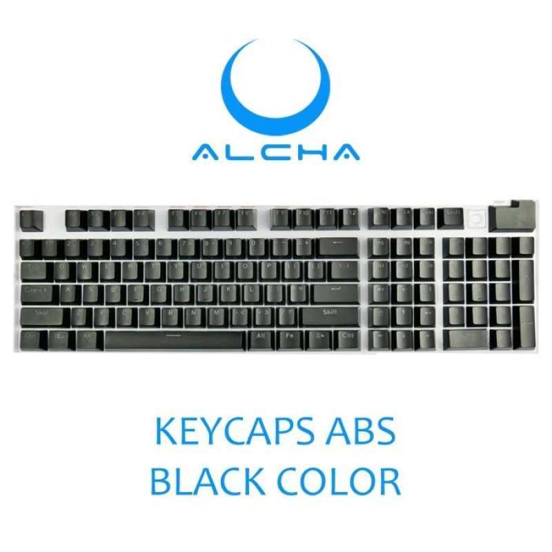 Jual ALCHA KEYCAPS ABS DOUBLE SHOT BACKLIT MECHANICAL KEYBOARD 104 KEY ...