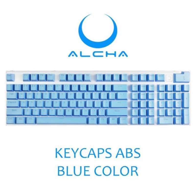Jual ALCHA KEYCAPS ABS DOUBLE SHOT BACKLIT MECHANICAL KEYBOARD 104 KEY ...