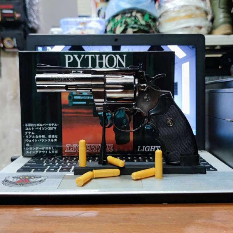 Jual Korek Api Pistol REVOLVER PYTHON 357 di Seller MMT Garko - Kapuk ...