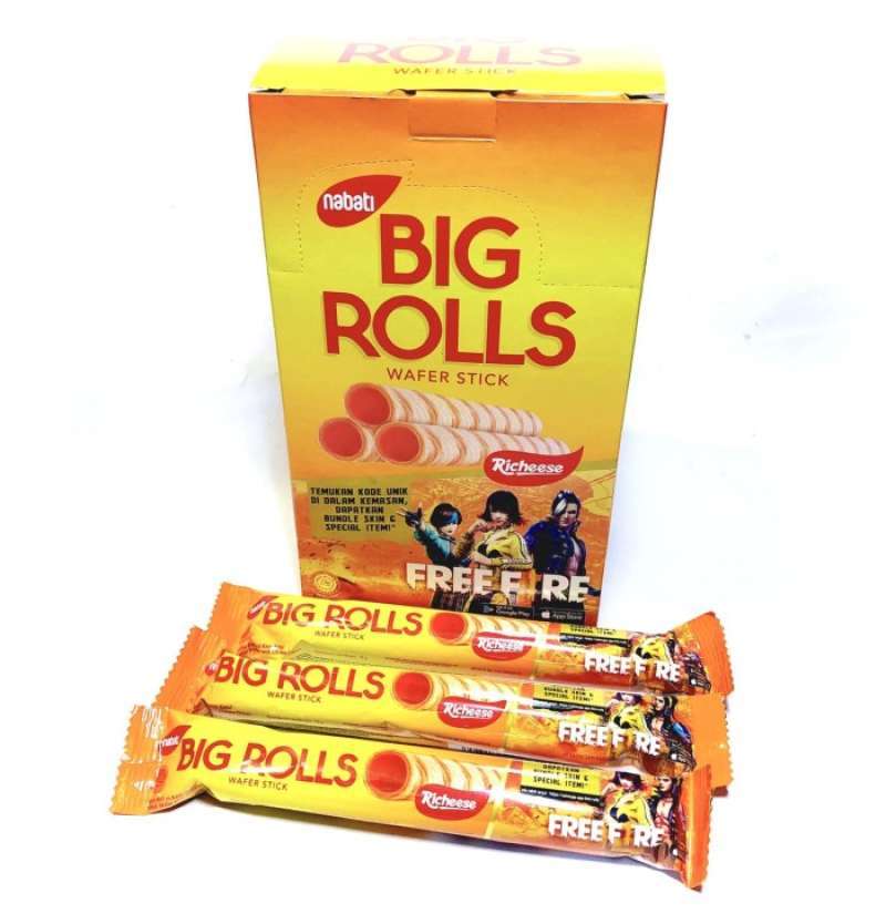 Jual Grosir Nabati Big Rolls 1 Box Isi 20 Richeese Richoco Wafer Stick ...